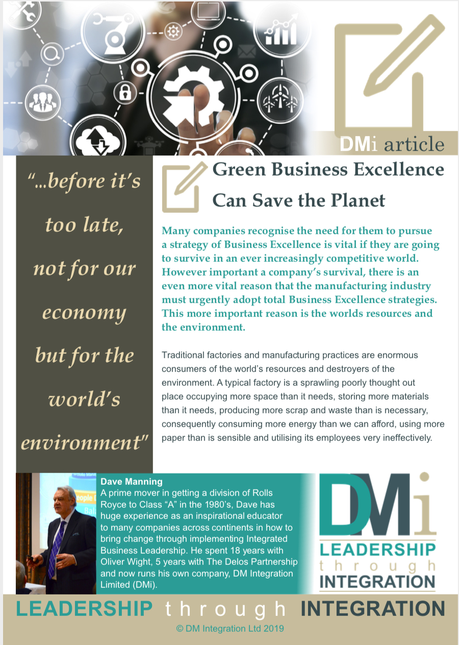 DM Integration – Leadership t h r o u g h Integration